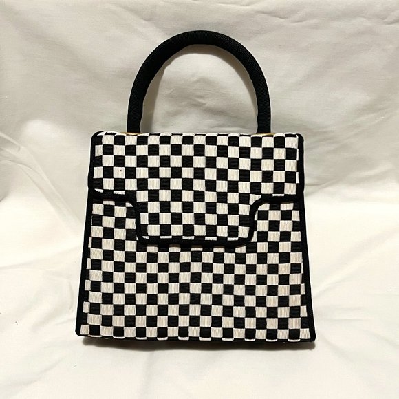 Bags | Vintage Structured Handbag | Poshmark